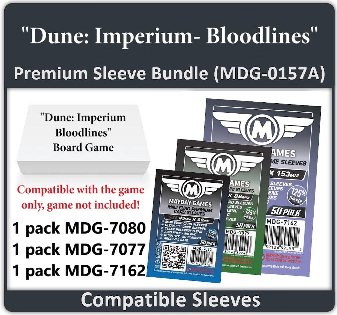 Dune: Imperium- Bloodlines" Card Sleeve Bundle - Etsy