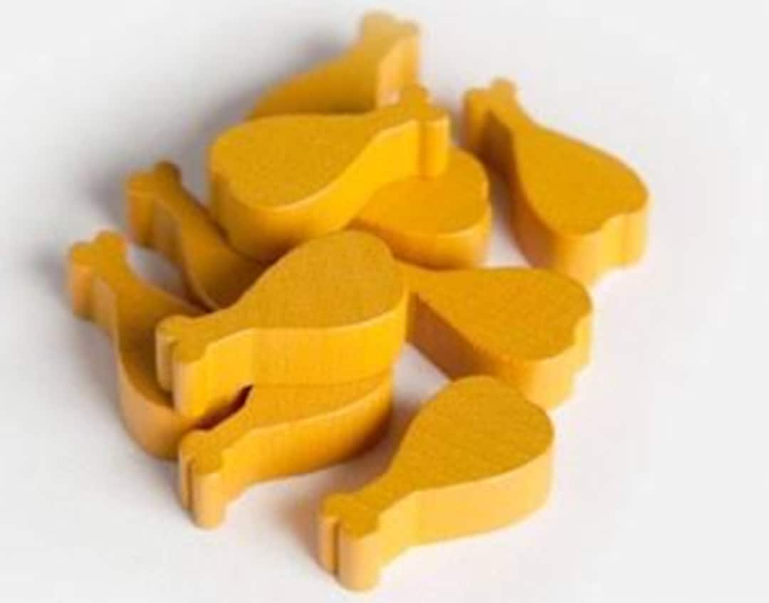 Meat Token 10-pack of 100% Real Wood Tokens - Etsy