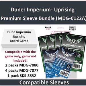 Dune: Imperium- Uprising" Compatible Card Sleeve Bundle - Etsy