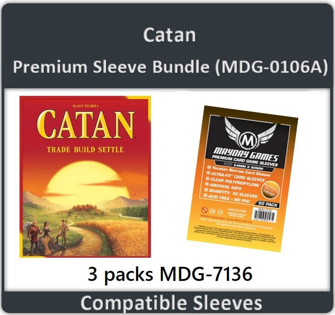 Catan Card Sleeve Bundle - Etsy