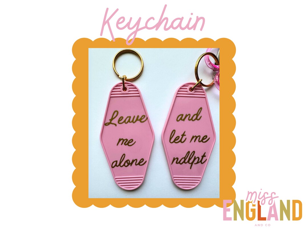 NDLPT Motel Keychain With Scissors and Needle Threader - Etsy