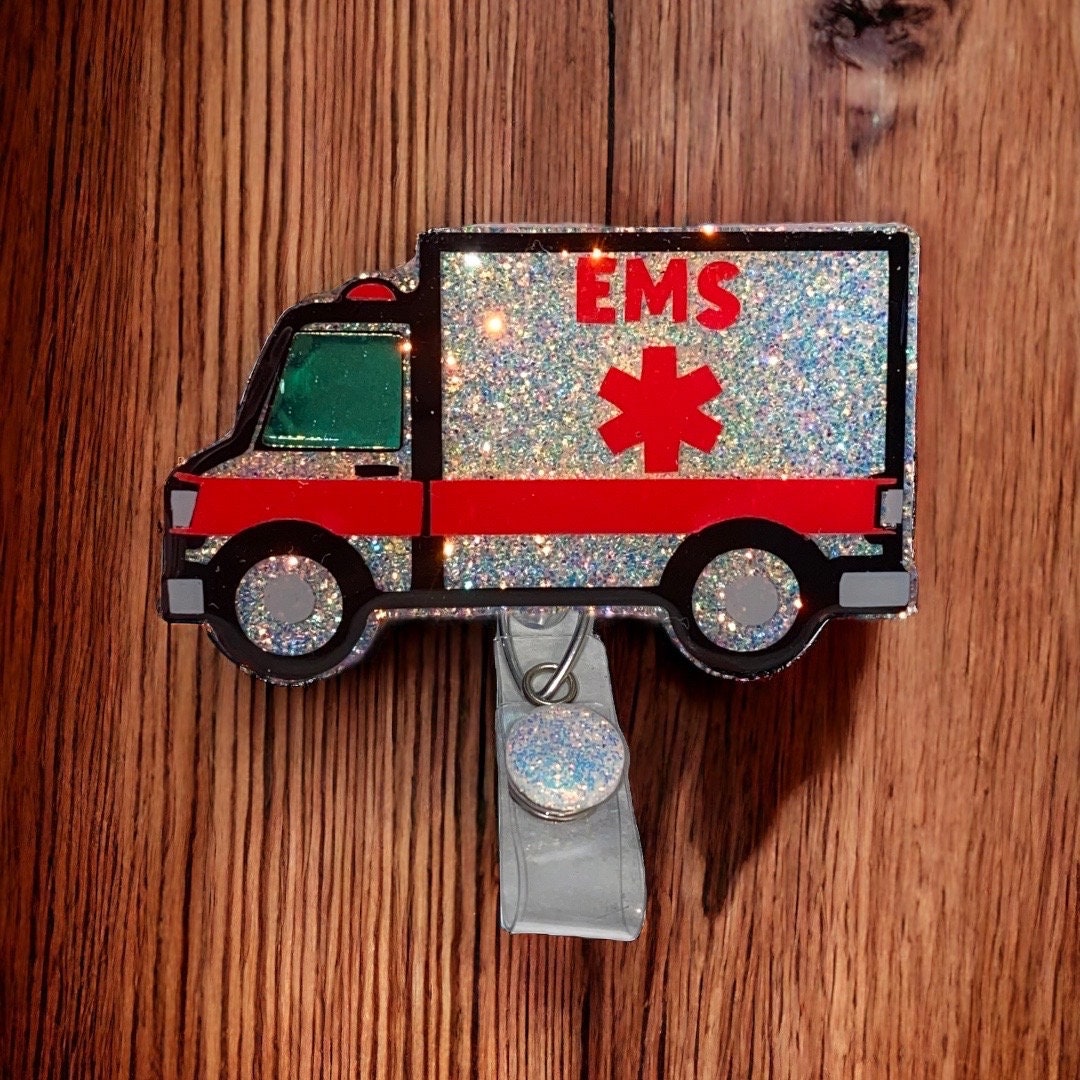 Ambulance 2 Badge Reel - Etsy