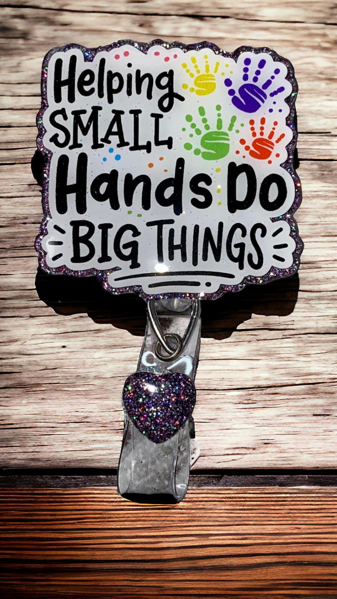 Helping Small Hands Do Big Things Badge Reel - Etsy