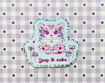 Keep It Cute PNG, Keep It Cute or Keep It Mute PNG, Trendy Vintage ...