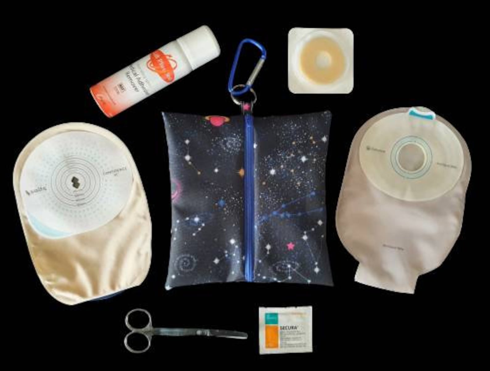 STANDARD SIZE Stoma Supply Bag Ostomy Kit Bag Colostomy | Etsy