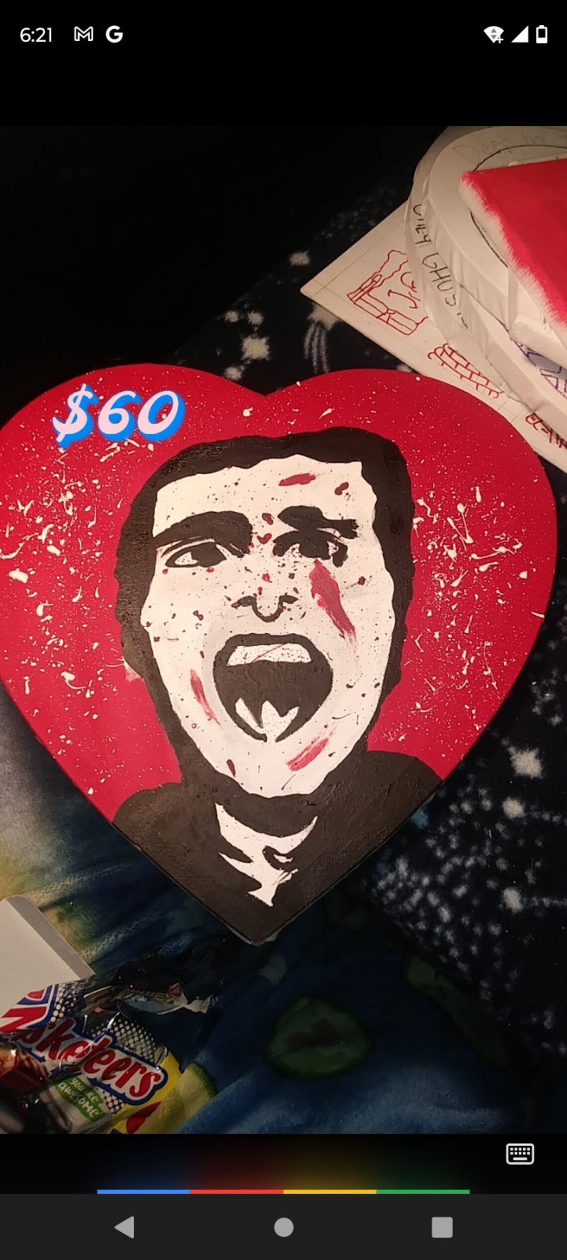 Patrick Bateman Painting - Etsy