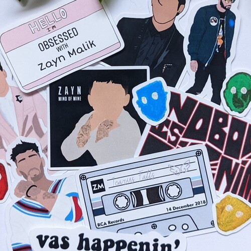 Zayn Malik Stickers 10 Pack - Etsy UK