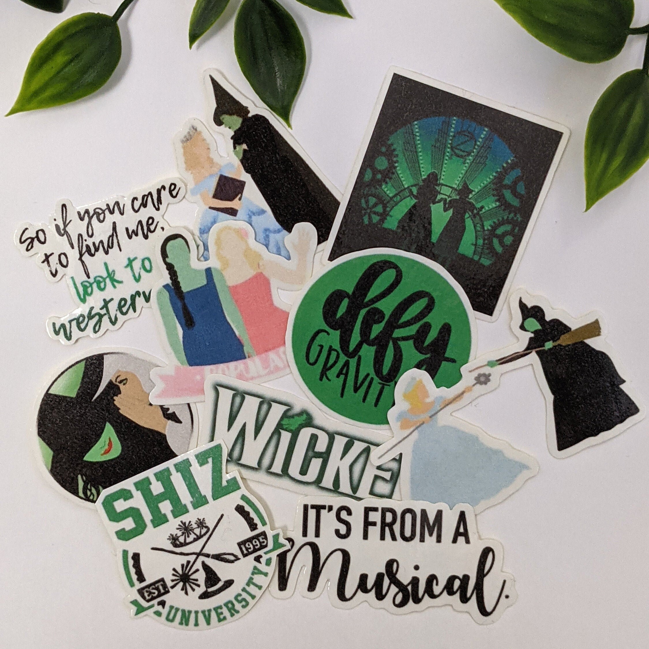 Wicked the Musical Stickers 10 Pack | Etsy