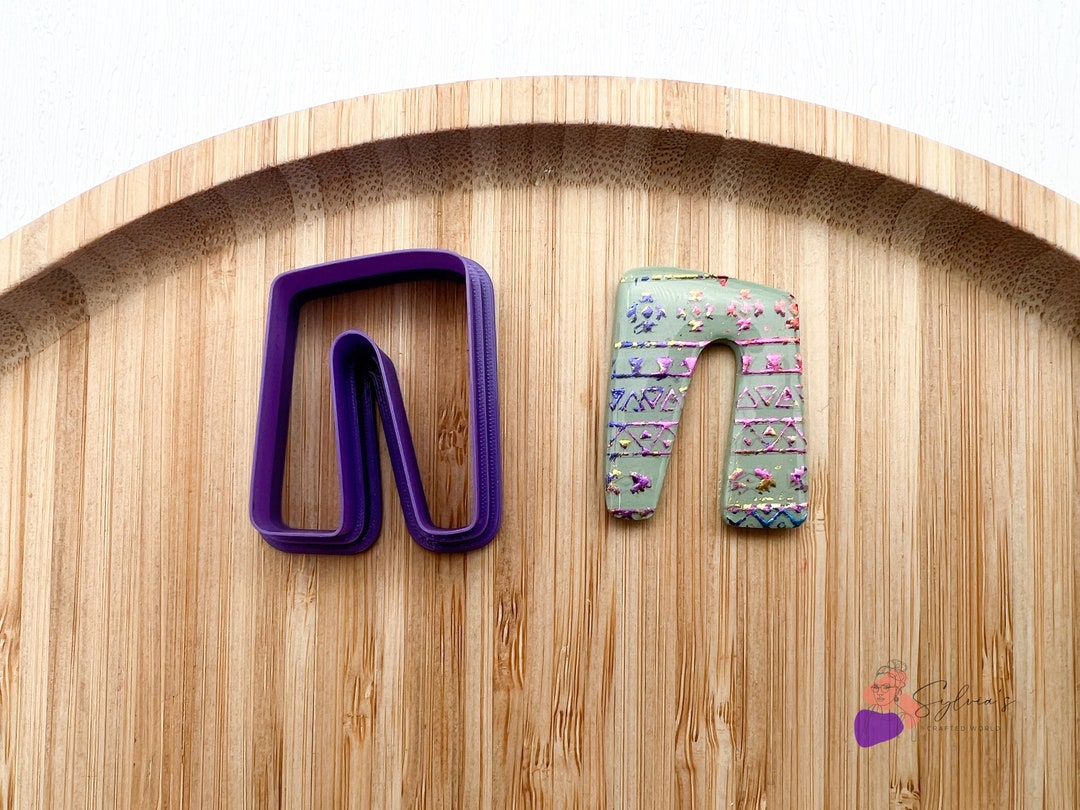 Asymmetrical U Cookie Cutter Cookie Cutter for Polymer Clay DIY in ...