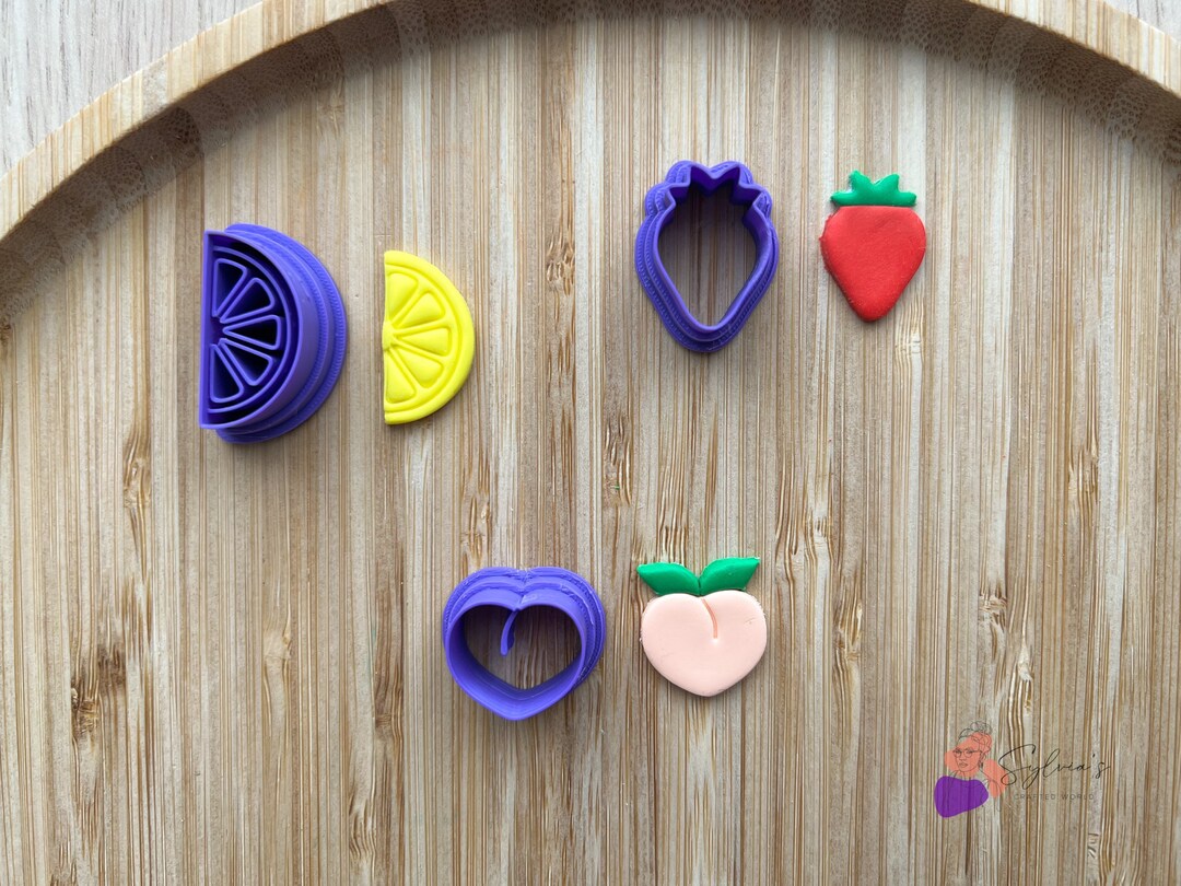 Fruit Cutter Set | Polymer Clay Cutters | Polymer Clay DIY | Jewelry ...