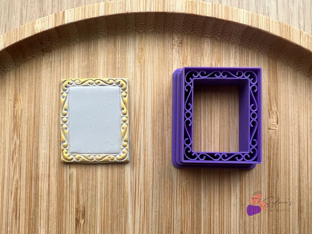 Polymer Clay Cookie Cutter Frame for Painting DIY in Polymer Clay ...
