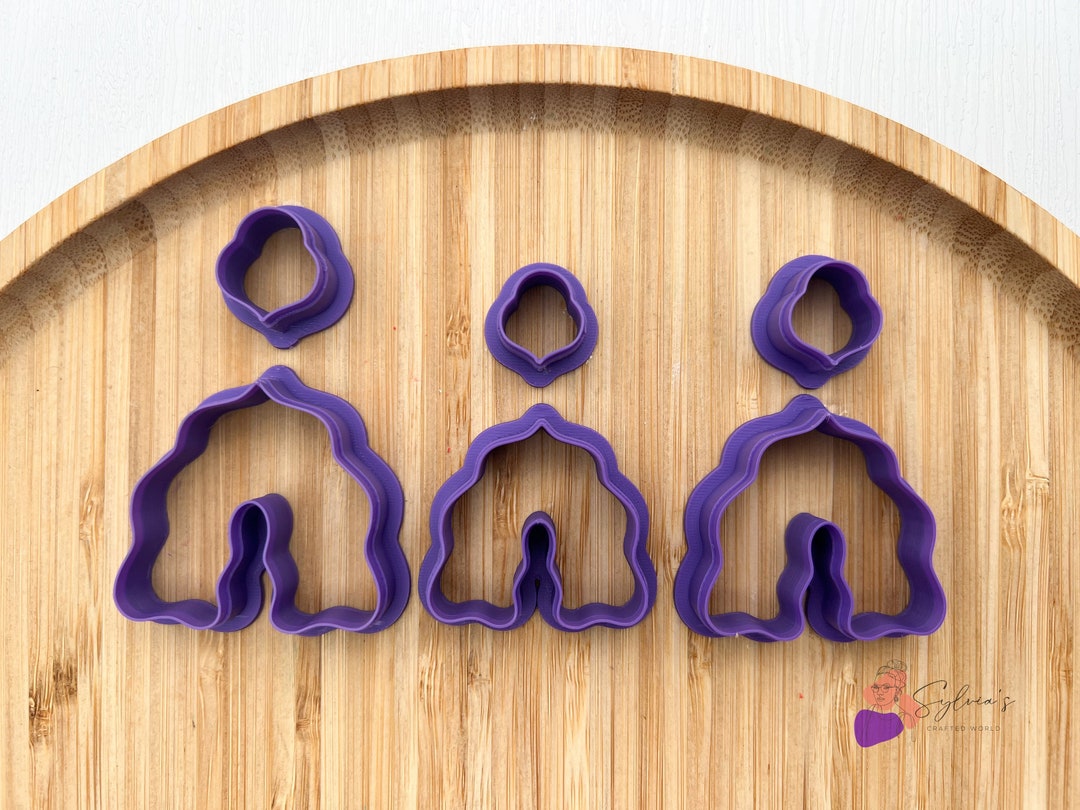 Warped U Cookie Cutter | Polymer Clay Cutter | Polymer Clay DIY ...