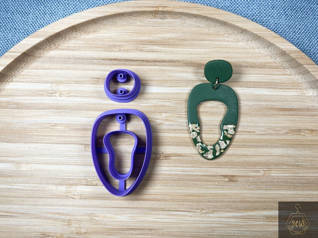 Abstract Donut Cookie Cutter Set | Polymer Clay Cutters | Polymer Clay ...