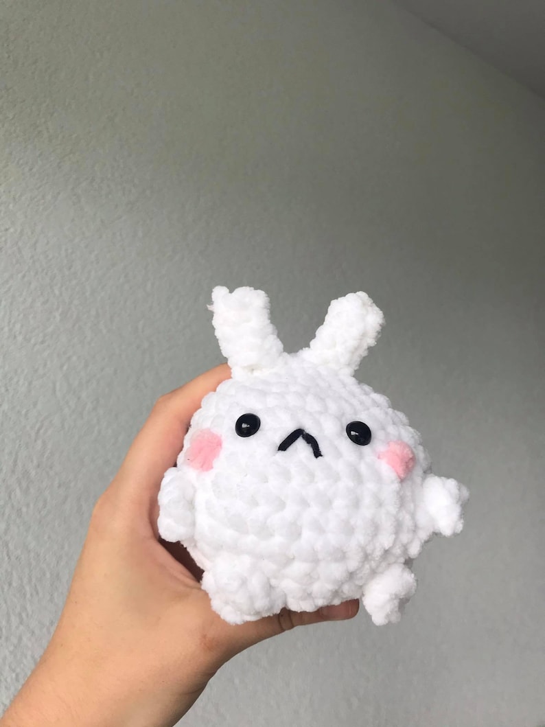 Molang Crochet Pattern Piu Piu Kids Show Amigurumi Stuffed - Etsy