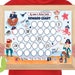 Editable Watercolor Pirates Reward Chart for Kids, Simple Kids Reward ...
