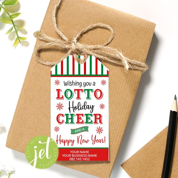Lotto Christmas Tag - Etsy