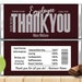 Editable Employee Appreciation Day Gift Chocolate , Employee Thank You ...
