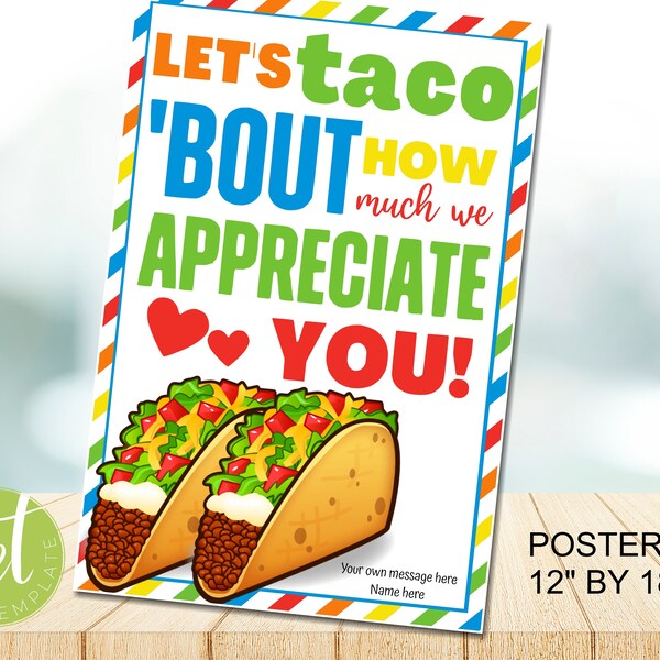 Taco Poster - Etsy