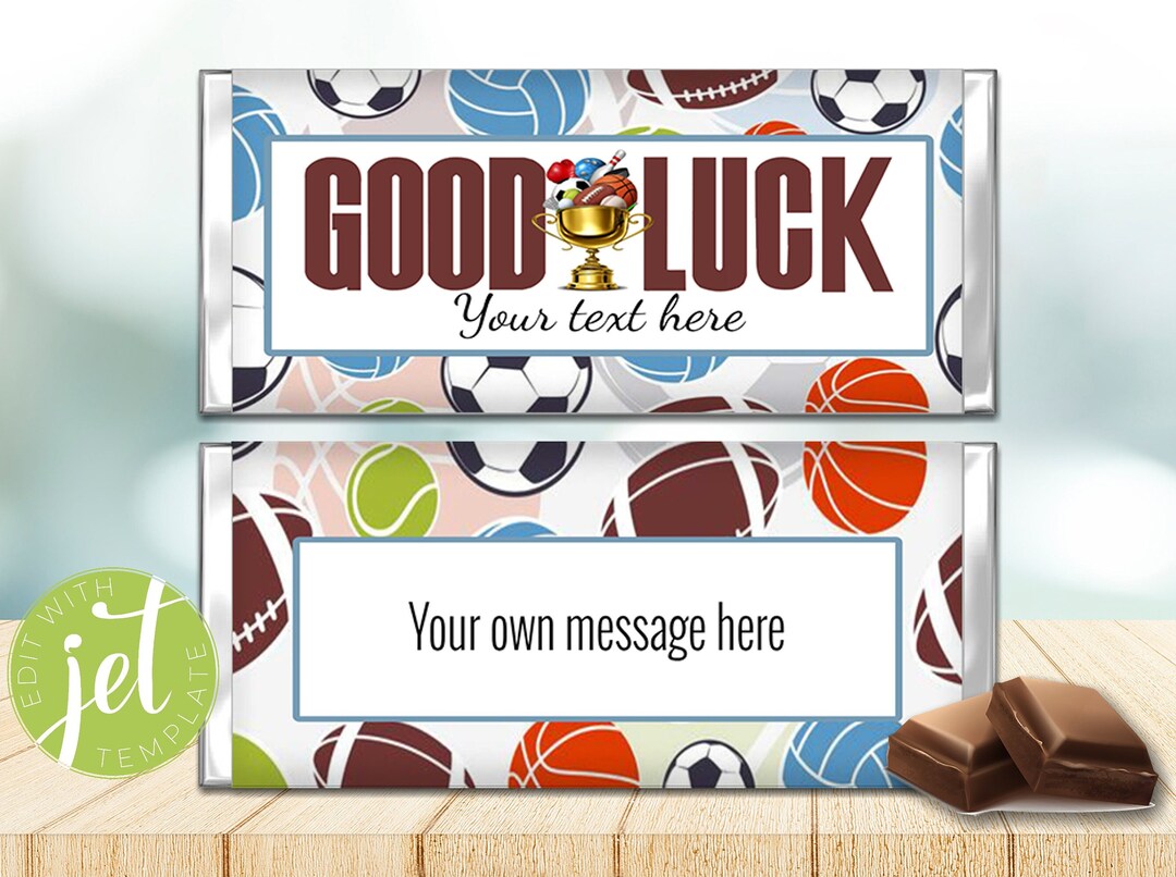 Editable Sport Candy Bar Wrappers, Sport Party Favor, Ball Sport Candy ...