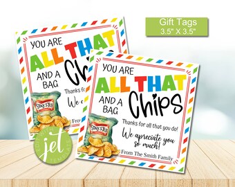 All That and a Bag of Chips Sign, Teacher Staff Employee School ...