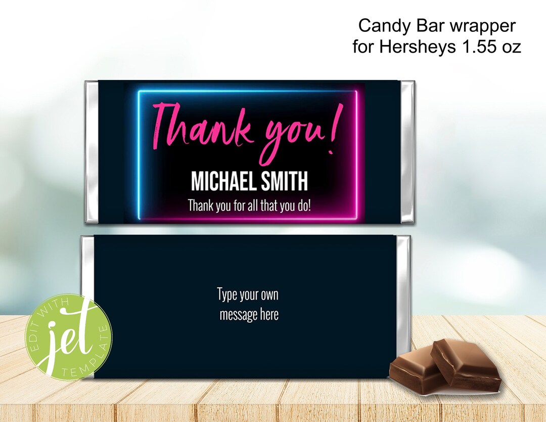 Editable Leader Appreciation Day Gift Chocolate Leader Thank - Etsy