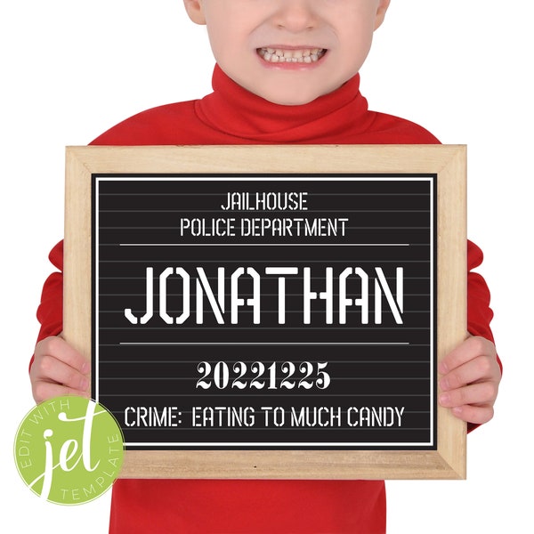 Mugshot Board - Etsy