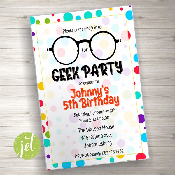 Geek Party - Etsy