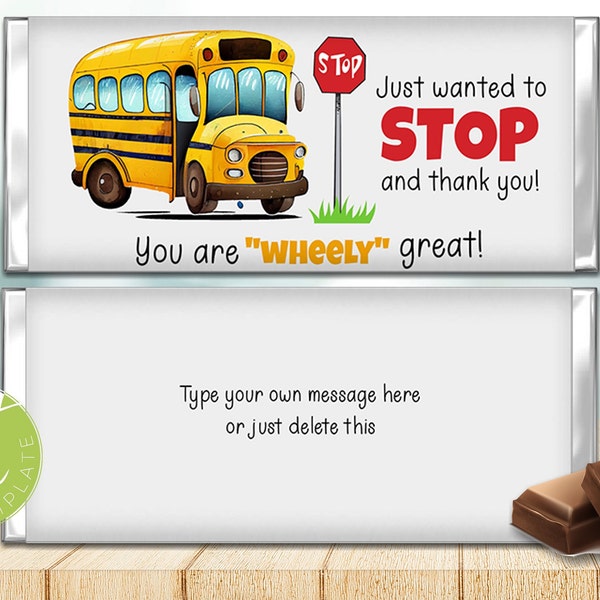 Bus Candy Wrapper - Etsy
