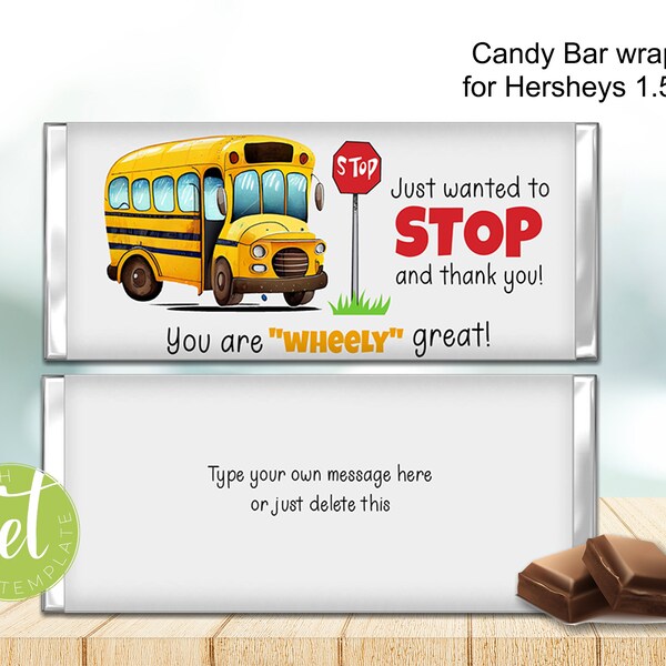 Bus Candy Wrapper - Etsy