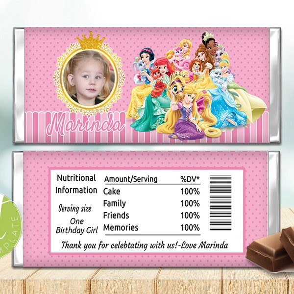 Princess Candy Bar - Etsy