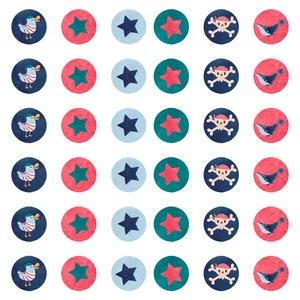 Editable Watercolor Pirates Reward Chart for Kids, Simple Kids Reward ...