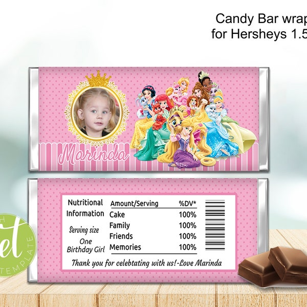 Princess Candy Bar - Etsy