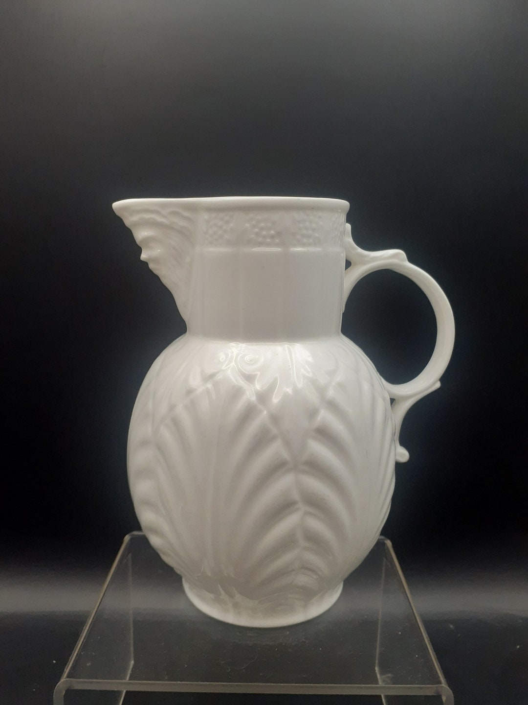 Caughley Head-mask Jug by Coalport, England. White Porcelain - Etsy