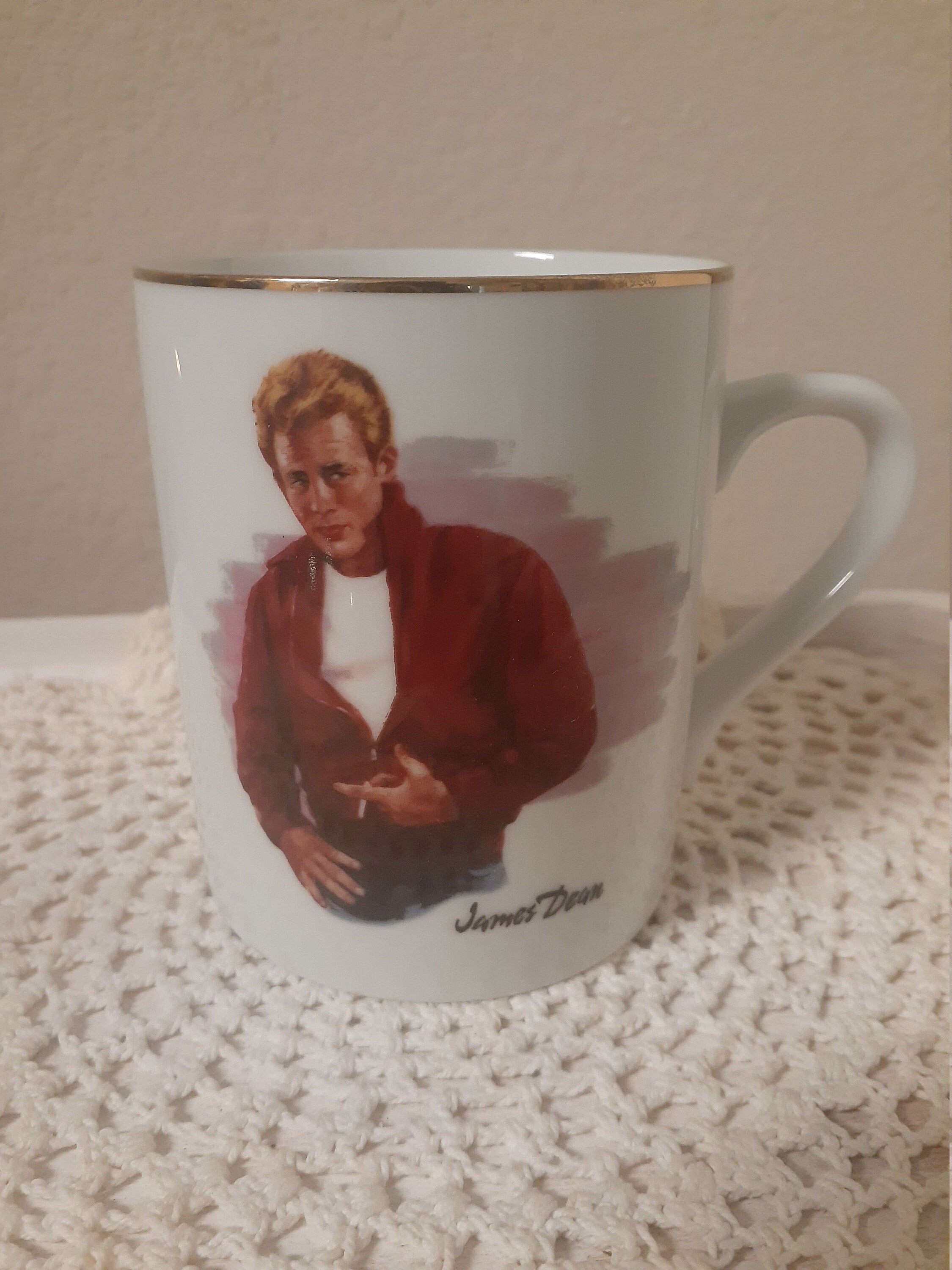 Vintage James Dean "rebel" Commemorative Mug 1985 Made in Japan ...