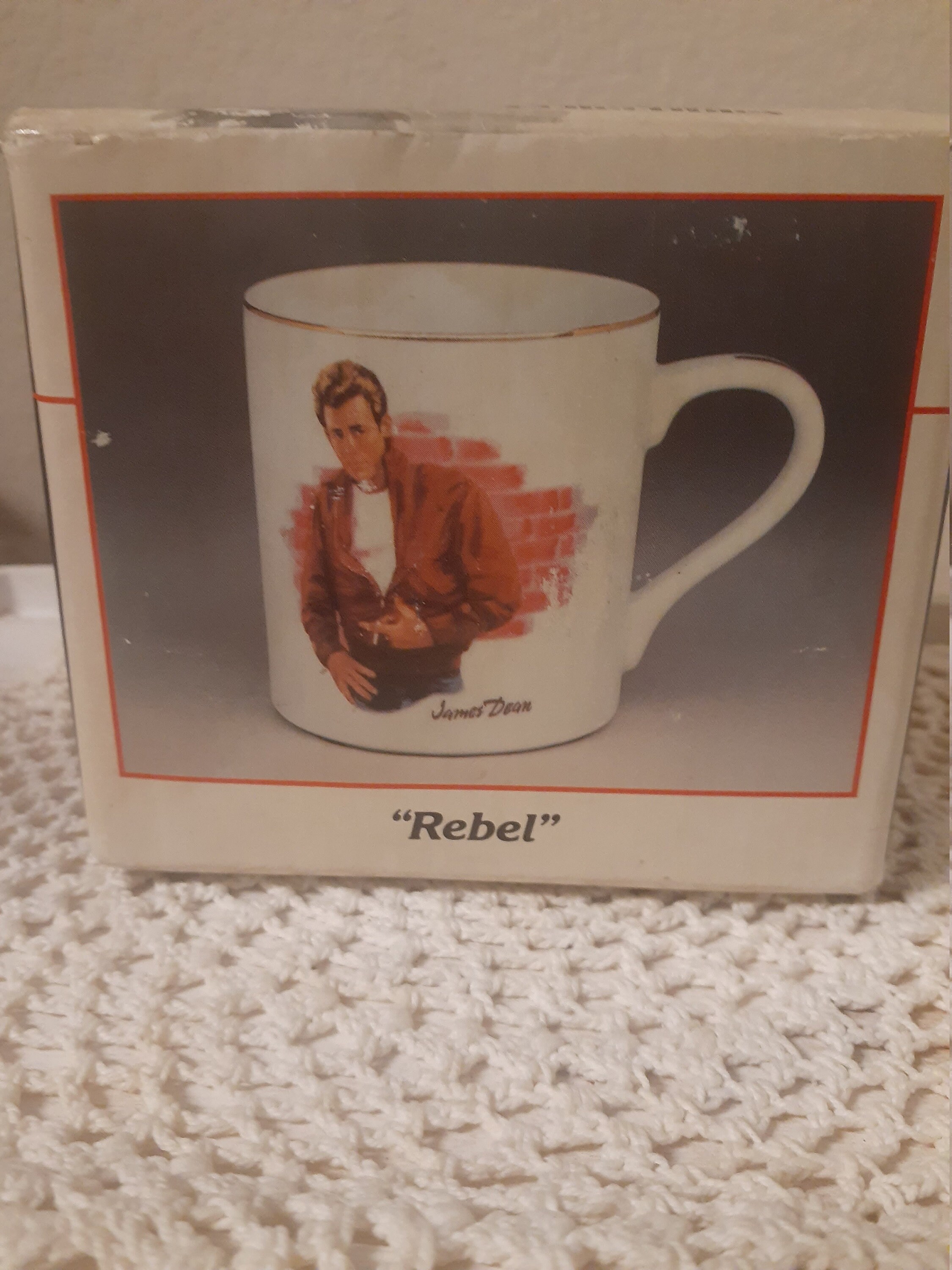 Vintage James Dean "rebel" Commemorative Mug 1985 Made in Japan ...