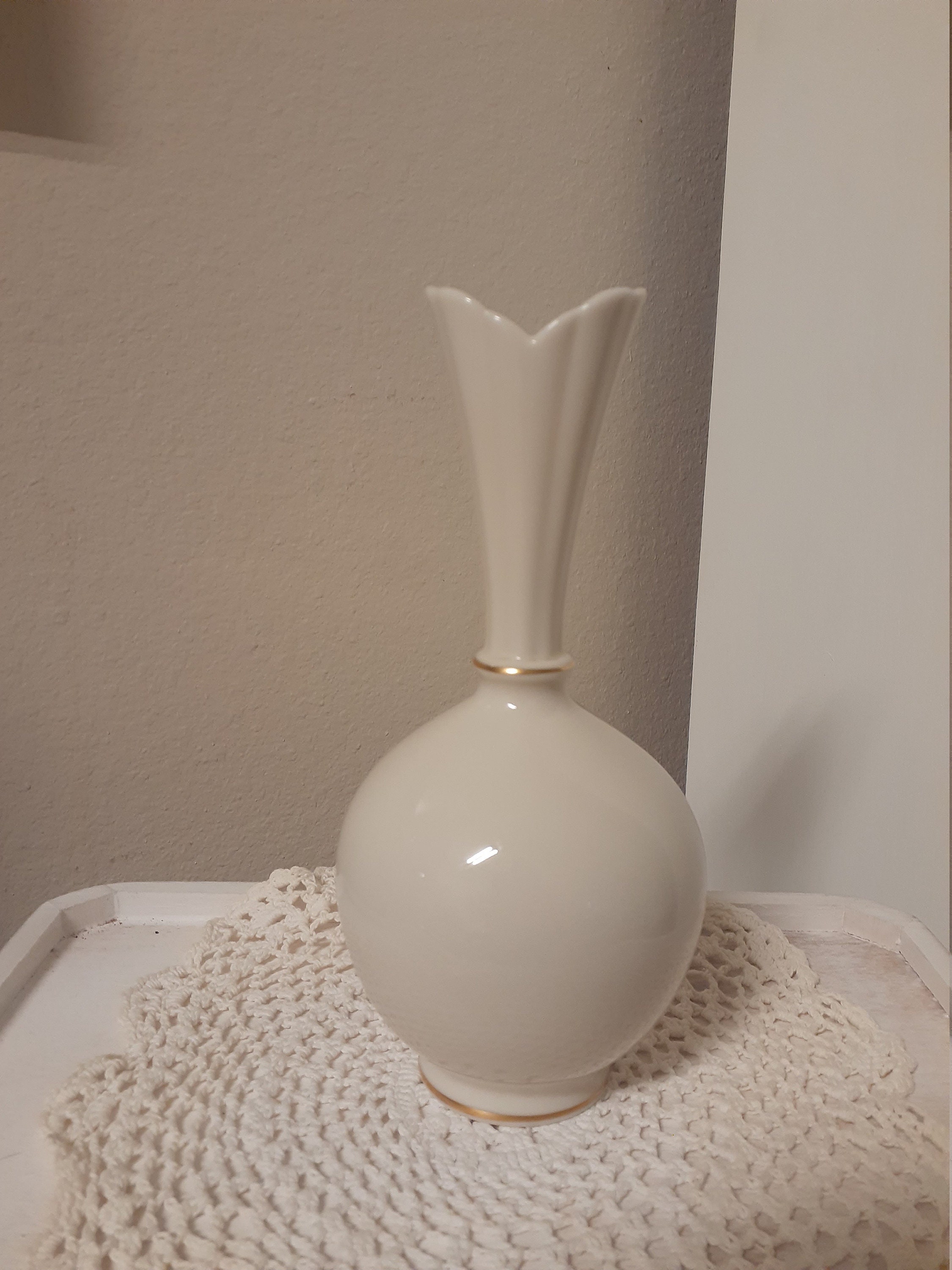 Vintage Lenox Floral Bud Vase - Etsy.de