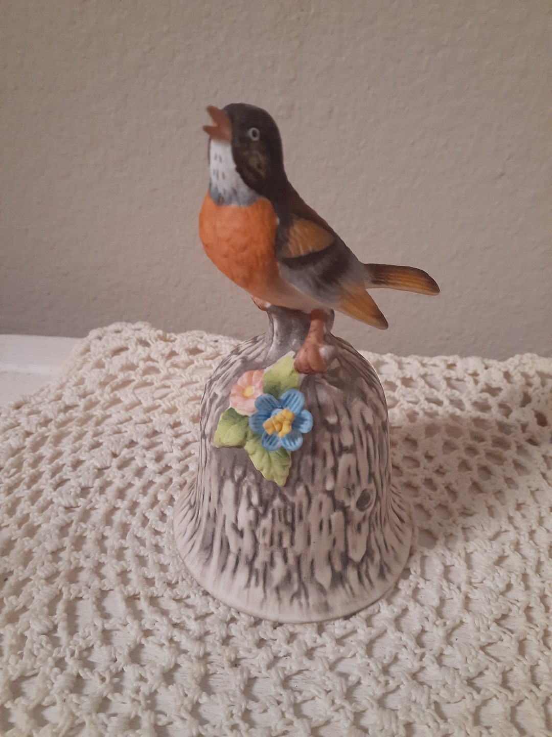 Vintage Towle Bone China Bell With Robin - Etsy