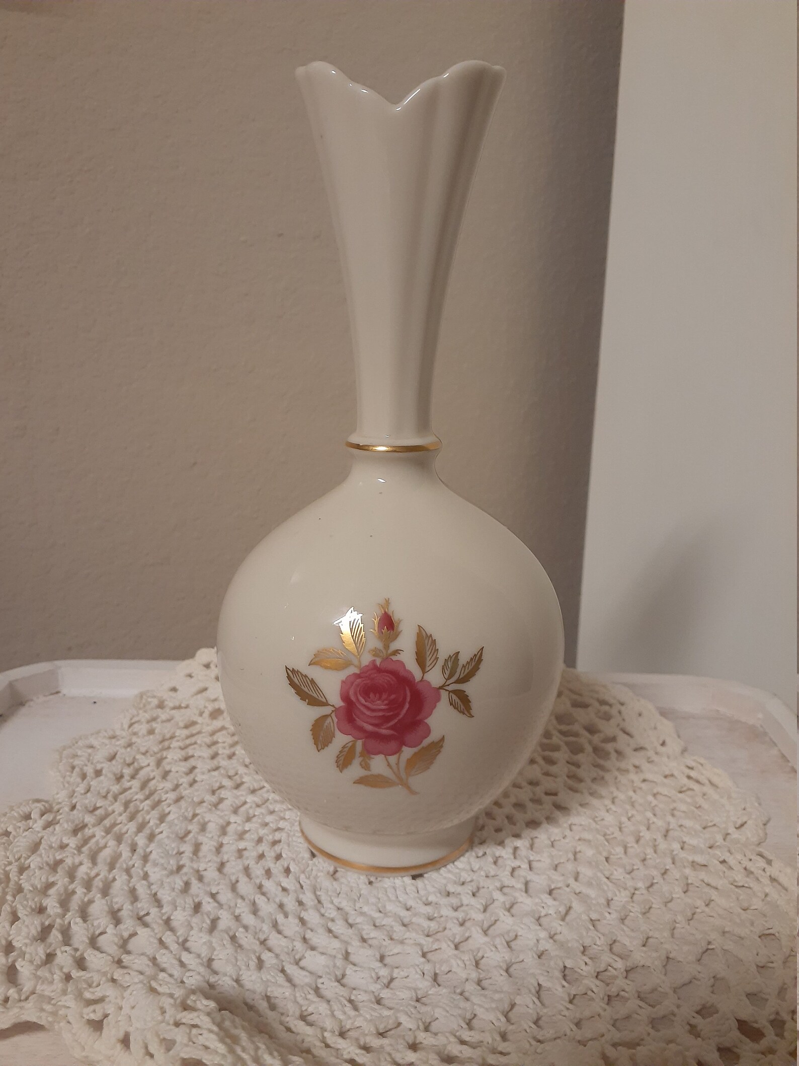 Vintage Lenox Floral Bud Vase - Etsy.de