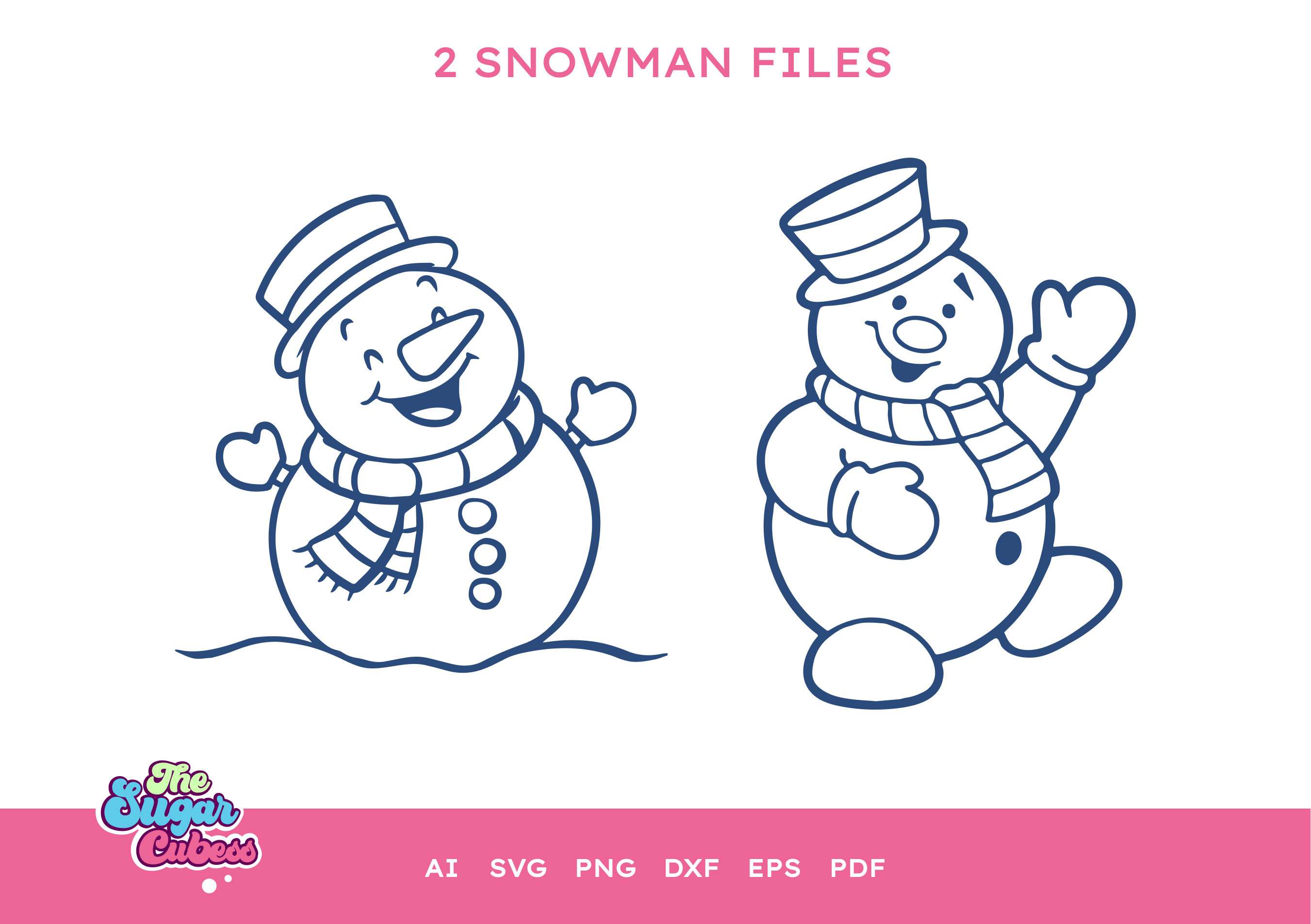Snowman Outline SVG Cut File Snowman SVG Cut File Snowman - Etsy Canada
