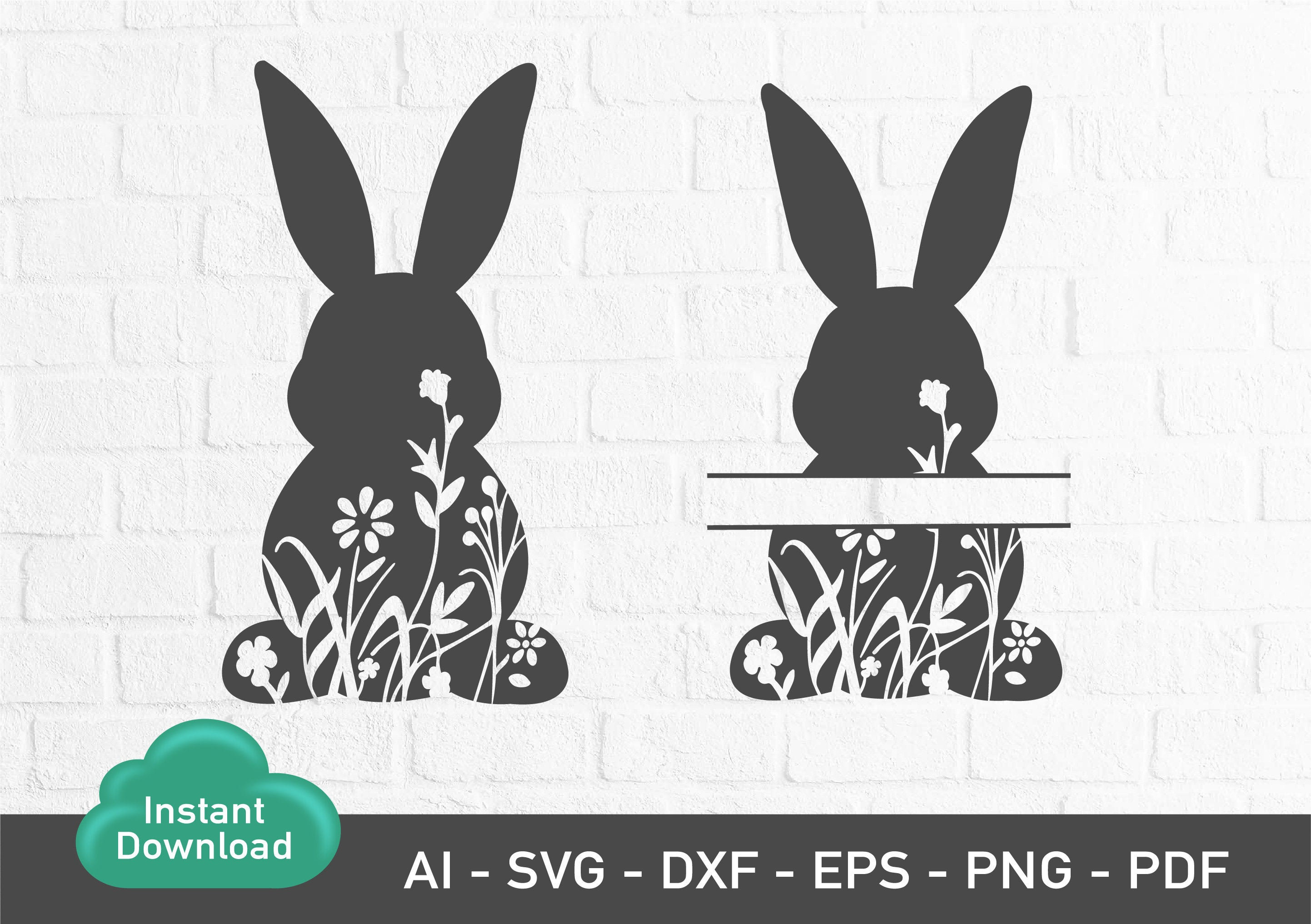 Osterhase SVG, Hase SVG, Hase SVG, Hase Svg, Hase Svg für Cricut, Hase ...