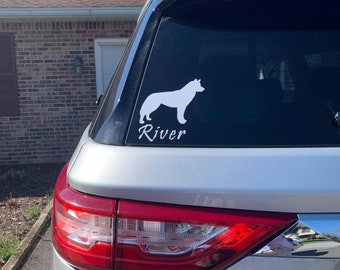 Dog Window Decal - Etsy