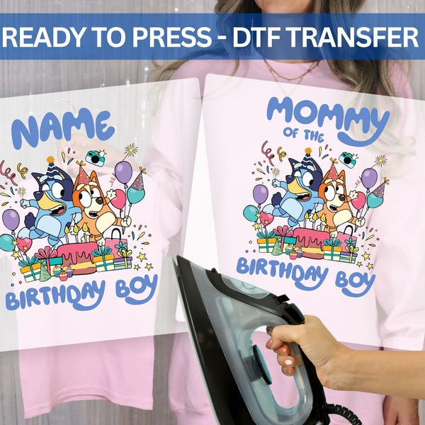 Bluey Heat Transfer - Etsy