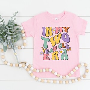 2nd Birthday Toddler Shirt - in My Two Year Old Era Kids Birthday Shirt ...