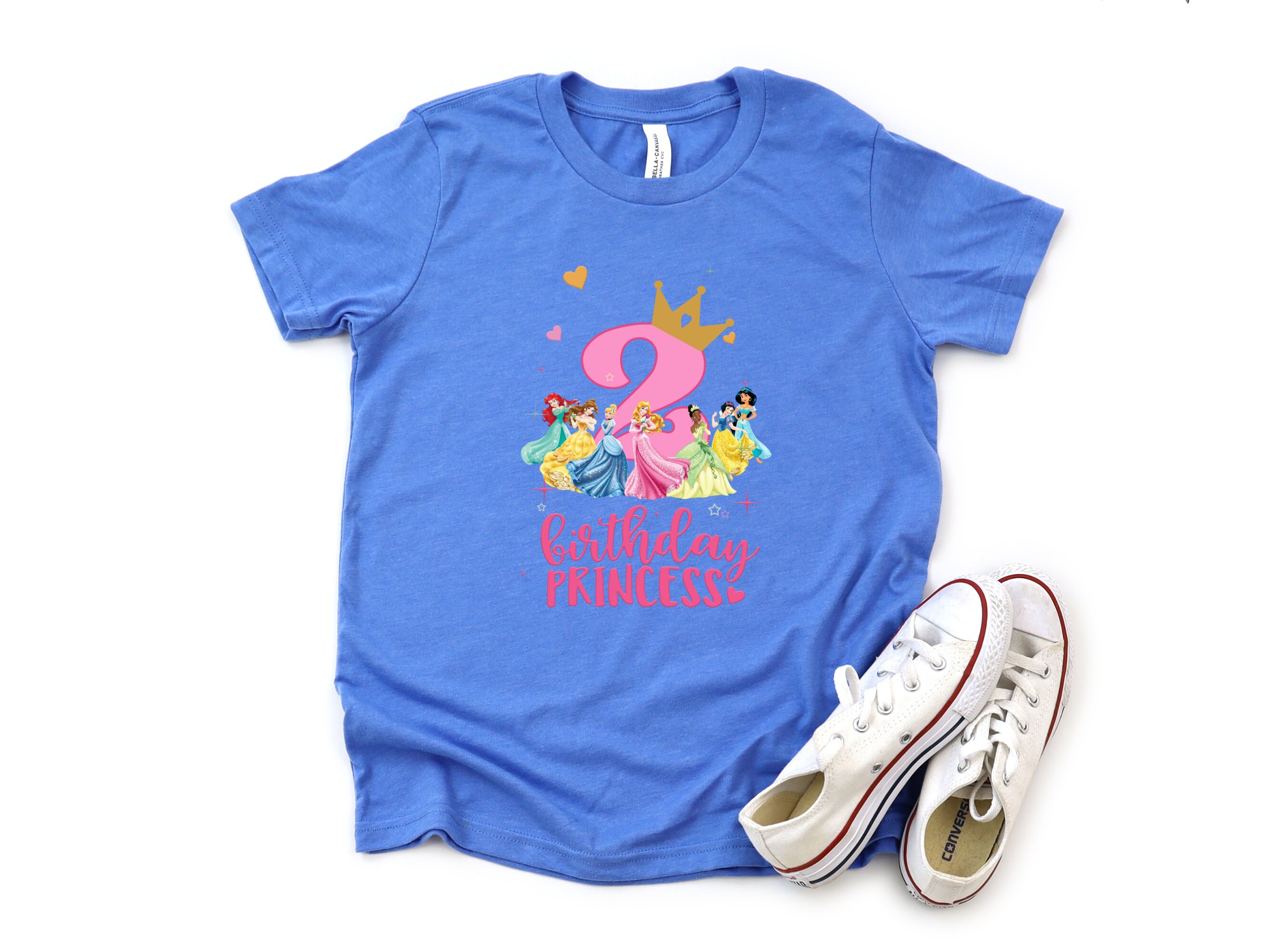 Disney Princess Birthday Shirt Disney Birthday Shirt Girl - Etsy