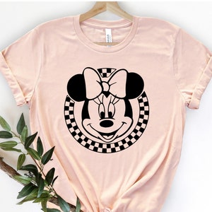 Retro Disney Shirts, Mickey Checkered Shirt, Disney Family Shirts ...