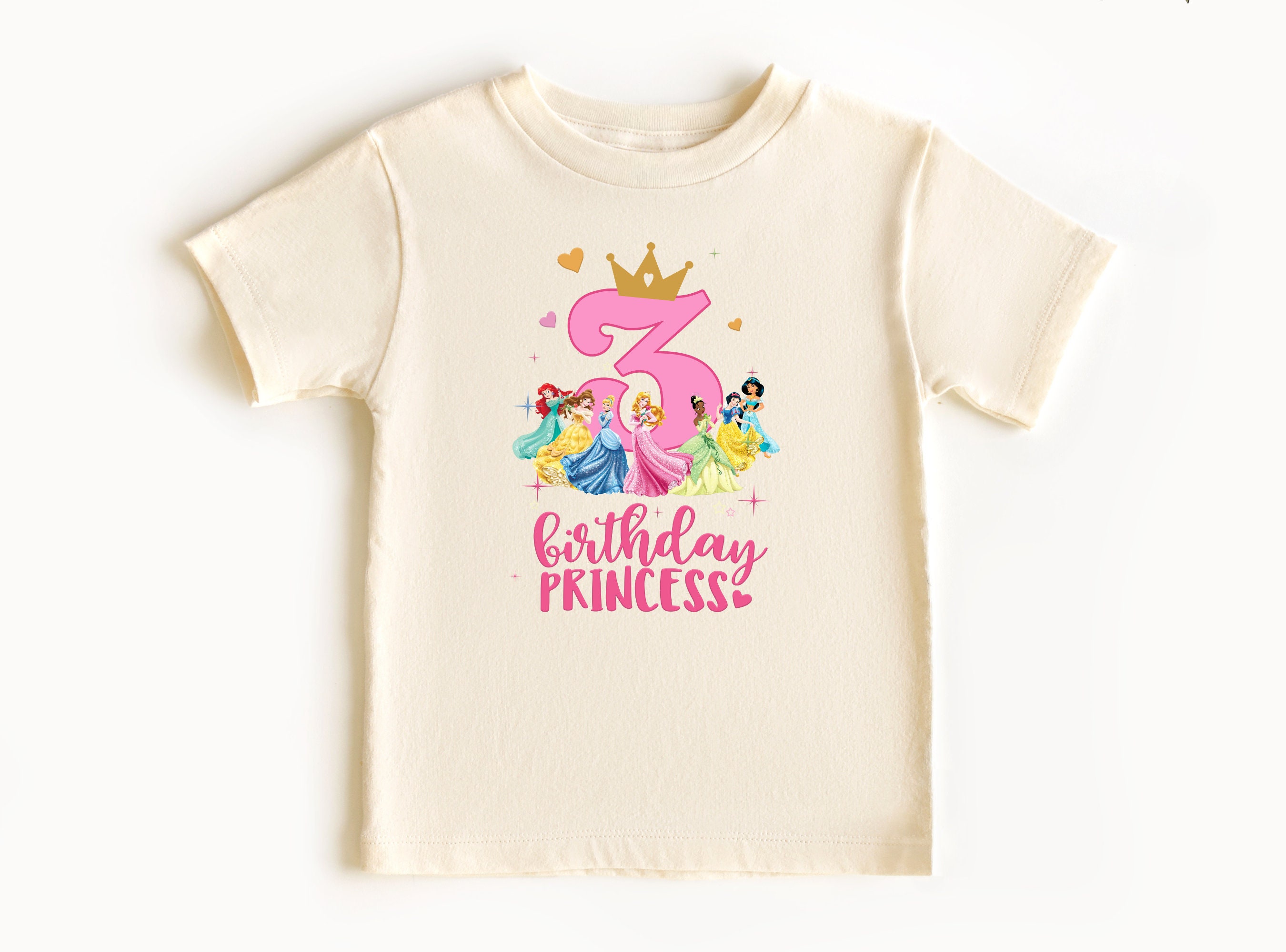 Disney Princess Birthday Shirt Disney Birthday Shirt Girl - Etsy