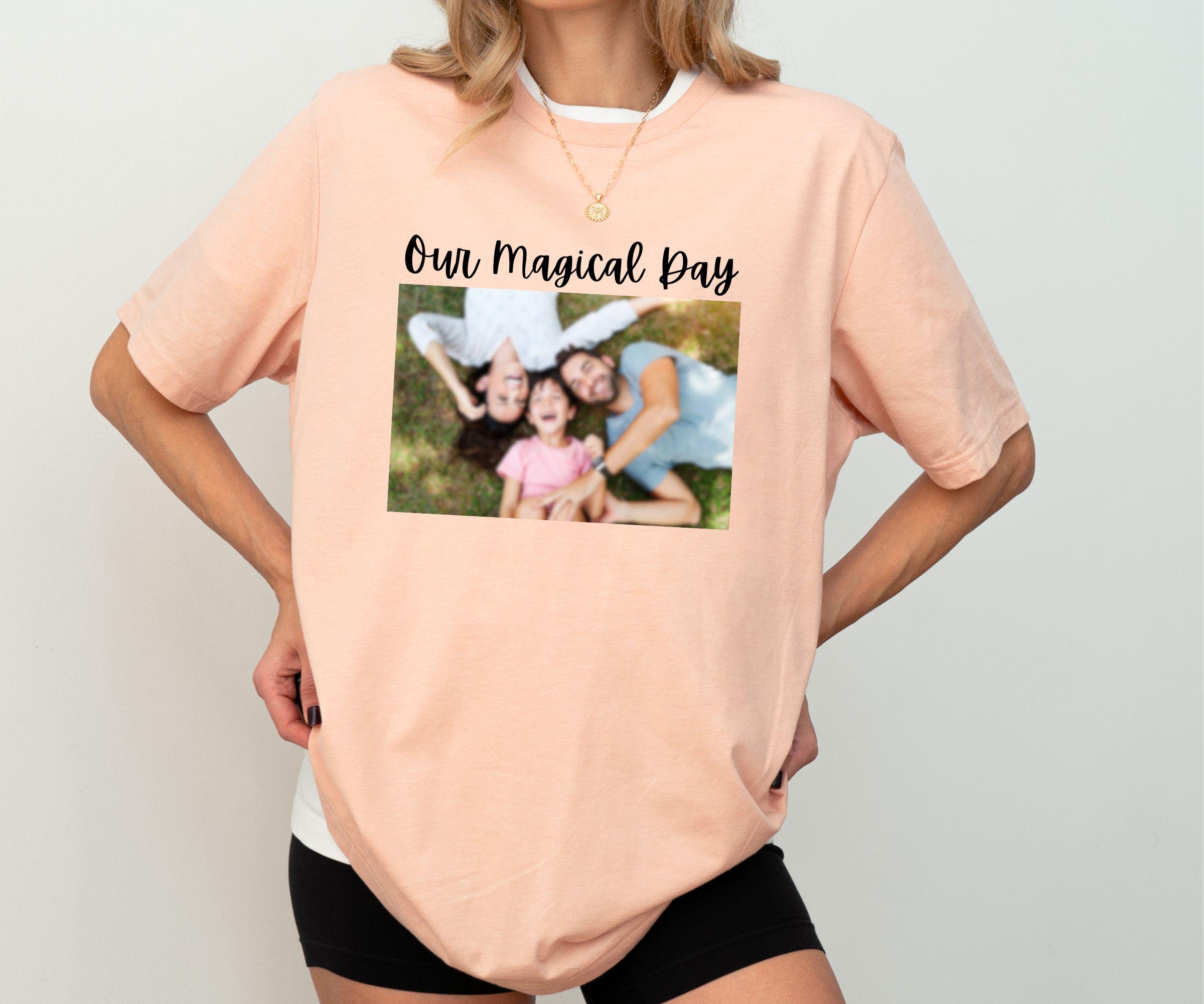 Personalized Photo T-shirt: Custom Picture or Text Tee - Etsy