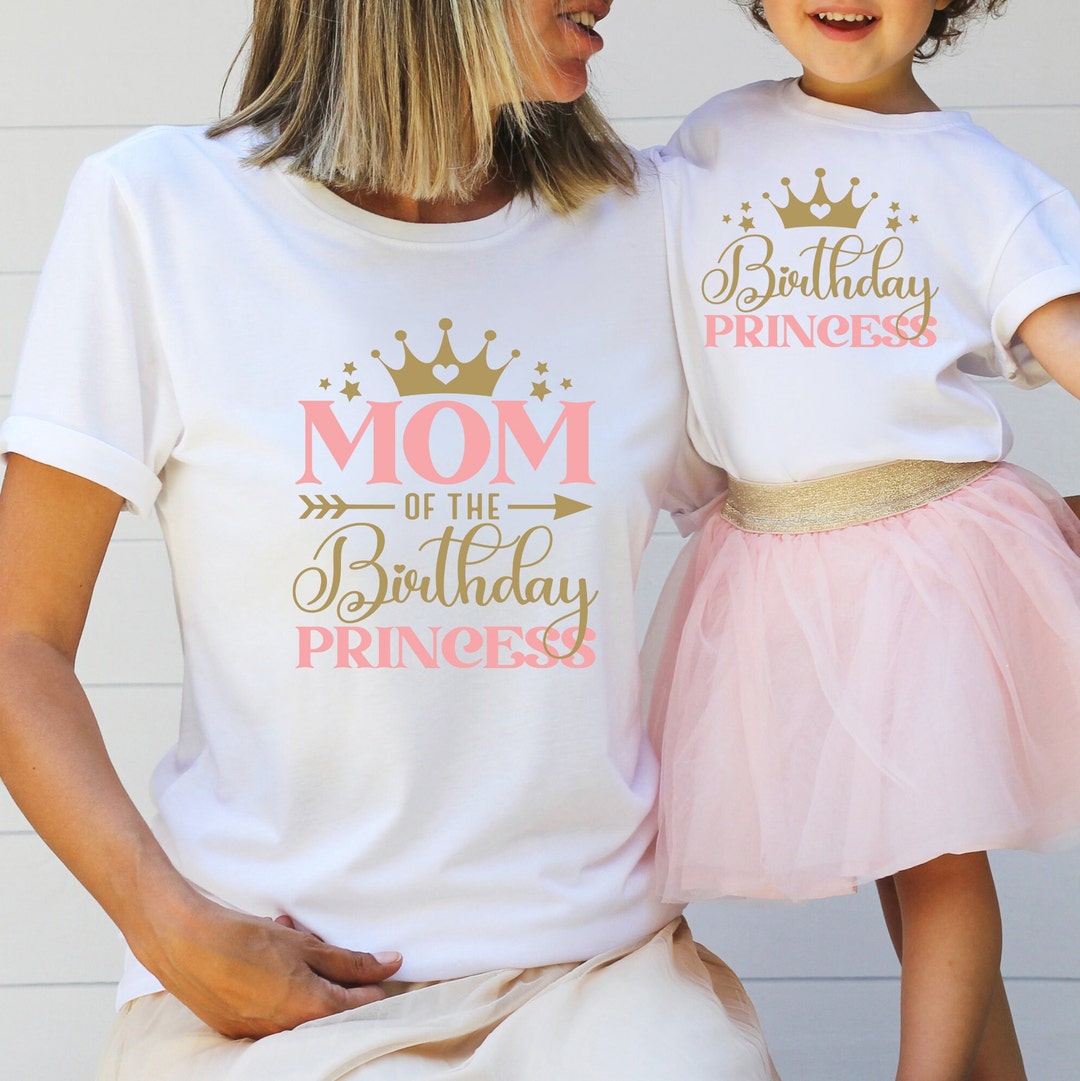 Family Matching Girl Princess Birthday Shirts, Birthday Girl Shirt, Birthday Girl Party ...