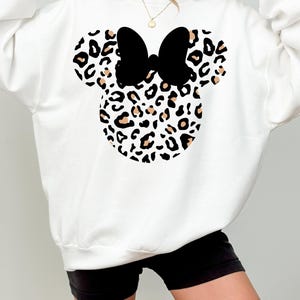 Leopard Print Minnie Shirt, Animal Kingdom Shirt, Women's Disney Shirt ...