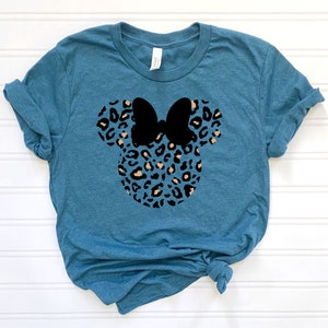 Leopard Print Minnie Shirt, Animal Kingdom Shirt, Women's Disney Shirt ...